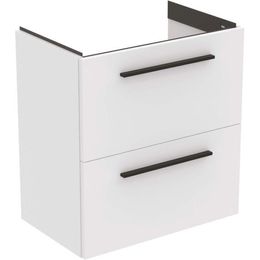 Ideal Standard i.life S Waschtischunterschrank T5293DU 2 Ausz&uuml;ge, 60 x 37,5 x 63 cm, wei&szlig; matt