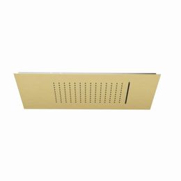 Kludi ASANA Kopfbrause 69450N0-00 600 x 300 mm Regen & Wasserfall Brushed Gold PVD