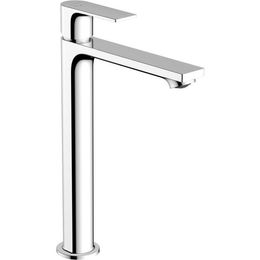 Hansgrohe Rebris E Waschtischarmatur 72591000 mit Zugstangen-Ablaufgarnitur, 4 l/min bei 3 bar, chrom