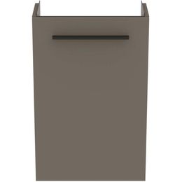 Ideal Standard i.life S Handwaschbeckenunterschrank T5296NG 1 T&uuml;r, 41 x 20,5 x 63 cm, greige matt