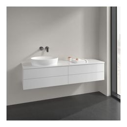 Villeroy & Boch Villeroy und Boch Antao Waschtisch-Unterschrank L26010GF 160x36x50cm, Waschbeckenplattenfarbe Lack, glossy white lacquer, mit Beleuchtung