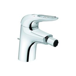 Grohe Eurostyle Bidetarmatur 33565003 chrom, mit Ablaufgarnitur, Griff offen