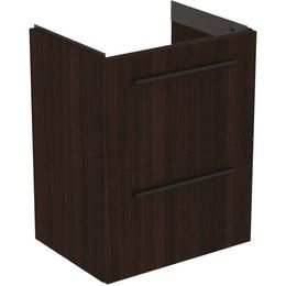 Ideal Standard i.life S M&ouml;bel-Waschtischunterschrank T5291NW 2 Ausz&uuml;ge, 50 x 37,5 x 63 cm, Coffee Oak