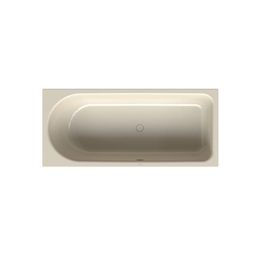Bette BetteOcean Badewanne 8857-001 180x80x45cm, Fu&szlig;ende rechts, &Uuml;berlauf vorne, pergamon