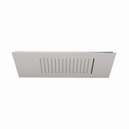 Kludi ASANA Kopfbrause 69450N5-00 600 x 300 mm Regen & Wasserfall St. Brushed Nickel