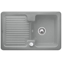 Villeroy & Boch Villeroy und Boch Villeroy & Boch Condor Einbauspüle 674502SL mit Ablaufgarnitur und Exzenterbetätigung, Stone