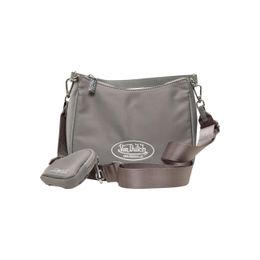 Umhängetasche Von Dutch "Von Dutch KACEY SHOULDER BAG", Damen, Gr. onesize, grau, Nylon, unifarben, Taschen