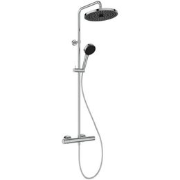 Ideal Standard Ceratherm T 25+ Eco Duschsystem A7212AA mit Brausethermostat, Handbrause, chrom