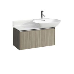 Laufen BASE f&uuml;r INO Waschtischunterschrank H4030011102621 77x36cm, 1 Schublade, Griffleiste Aluminium eloxiert, Ulme hell