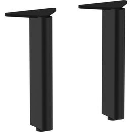 Hansgrohe Xelu Q M&ouml;belf&uuml;&szlig;e 54145670 175x60mm, 2 St&uuml;ck, mattschwarz