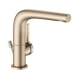 KEUCO Edition 400 Waschtischarmatur 51505030000 Ausladung 153mm, schwenkbar, mit Ablaufgarnitur, Bronze geb&uuml;rstet