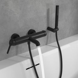 Villeroy & Boch Villeroy und Boch Skyla Badewannenarmatur TVS116003000K5 Messing, Matt Black