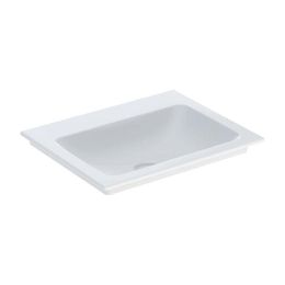 Geberit One M&ouml;bel-Waschtisch 505011011 60 cm, ohne Hahnloch und &Uuml;berlauf, wei&szlig; KeraTect