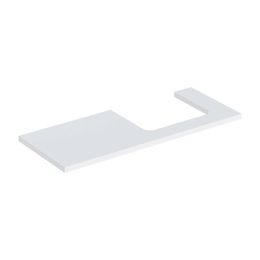 Geberit One Waschtisch-Platte 505325002 120 x 3 x 47 cm, wei&szlig;/lackiert matt, Ausschnitt rechts