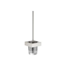 Dornbracht WC-B&uuml;rstengarnitur 83900780-06 Wandmodell, Glas aus Kristallglas, matt, platin matt