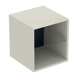 Geberit One Seitenelement 505079004 45x49,2x47cm, sand-grau/lackiert hochgl&auml;nzend