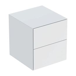 Geberit One Seitenschrank 505077002 45x49,2x47cm, 2 Schubladen, wei&szlig;/lackiert matt