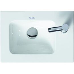 Duravit ME by Starck Handwaschbecken 0723430000 weiss, 43 x 30 cm, mit Hahnloch und Überlauf