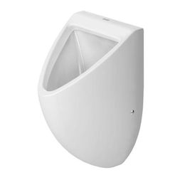 Duravit Design Classics Urinal Universal Fizz 0823360000 30,5x28,5cm, Zulauf von hinten, Wei&szlig; Hochglanz