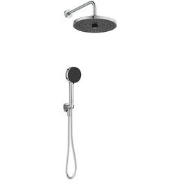 Ideal Standard Idealrain Armaturenpaket BD827AA Regenbrause, Unterputz-Wandanschluss, Handbrause, chrom