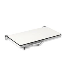 HEWI System 900 Duschklappsitz 900.51.21140 692 x 359 mm, rechteckig, poliert