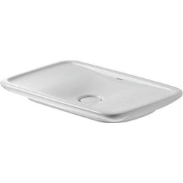 Duravit Design Classics Aufsatzbecken Universal 037070000 ohne Hahnlochbank, 70 x 42 cm, Wei&szlig; Hochglanz