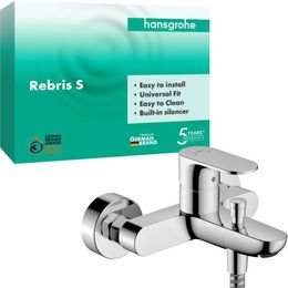 Hansgrohe Rebris S Wannenarmatur 72440000 Aufputz, 2 Verbraucher, Ausladung 173mm, chrom