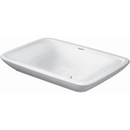 Duravit Design Classics Aufsatzbecken Universal 0369700000 ohne Überlauf, ohne Hahnlochbank, 700 mm, Weiß Hochglanz
