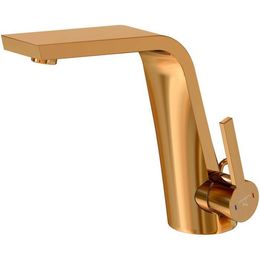 Steinberg Serie 260 Waschtischarmatur 26010001RG Ausladung 158mm, rose gold, mit Ablaufgarnitur 1 1/4"