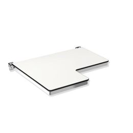 HEWI System 900 Duschklappsitz 900.51.20740 692 x 538 mm, rechts, L-f&ouml;rmig, poliert
