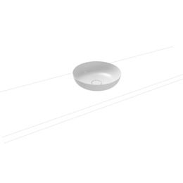 Kaldewei Miena Waschtisch-Schale 909406003199 ohne &Uuml;berlauf, 38 cm, manhattan Perl-Effekt