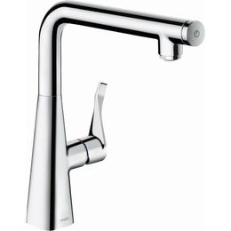 Hansgrohe Metris Select 260 K&uuml;chenarmatur 14847000 chrom, schwenkbarer Auslauf