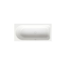 Bette BetteOcean Low-Line Badewanne 8842-440PLUS Glasur, snow, 150x70x38cm, Fu&szlig;ende rechts, &Uuml;berlauf vorne