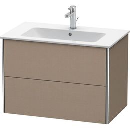 Duravit XSquare Waschtisch-Unterschrank XS417207575 81x56x47,8cm, 2 Schubk&auml;sten, Leinen