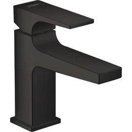 Hansgrohe Metropol Waschtisch-Einhebelmischer 32500670 Ausladung 127mm, Push-Open Ablaufgarnitur, mattschwarz
