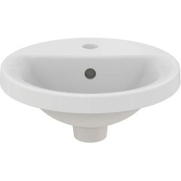 Ideal Standard Connect Einbau Waschtisch E504101 38 cm, wei&szlig;, mit Hahnloch und &Uuml;berlauf