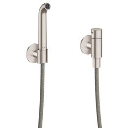 Hansgrohe AXOR One Gie&szlig;rohrset 48655800 mit R&uuml;ckflussverhinderer, Edelstahl Finish