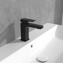 Villeroy & Boch Villeroy und Boch Architectura Square Waschtischarmatur TVW125004000K5 ohne Ablaufgarnitur, matt black
