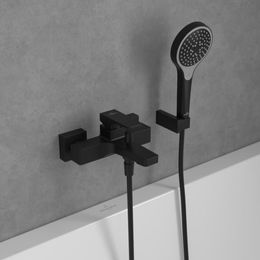 Villeroy & Boch Villeroy und Boch Einhebel-Badewannenarmatur TVT125001000K5 Square 210x101x198mm Matt Black
