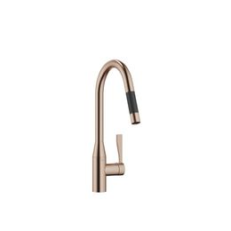 Dornbracht Sync Pull-down Küchenarmatur 33870895-42 herausziehbar, mit Brausefunktion, Ausladung 240mm, Bronze gebürstet