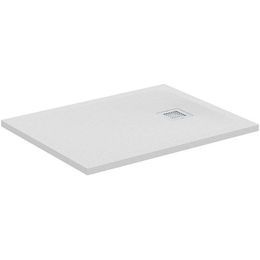 Ideal Standard Ultra Flat S Duschwanne K8190FR Carraraweiß, 90x70x3cm, mit Ablaufabdeckung