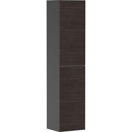 Hansgrohe Xevolos E Hochschrank 54220730 400x360x1760mm, links, schiefergrau matt, Eiche dunkel