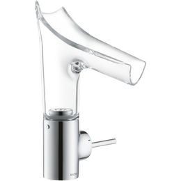 Hansgrohe Axor Starck V 140 Waschtischarmatur 12112000, chrom, Glasauslauf, Joystick
