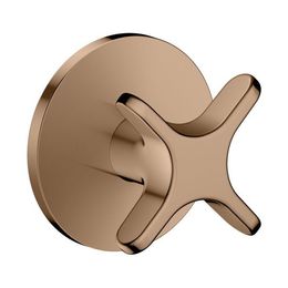 Hansgrohe AXOR One Absperrventil 48771300 Unterputz, polished red gold, mit Kreuzgriff