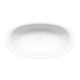 Kaldewei Ellipso Duo Oval Badewanne 286200013001 190 x 100 x 47 cm, weiss Perl Effekt