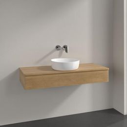 Villeroy & Boch Villeroy und Boch Antao Waschtisch-Unterschrank K10111HN 120x19x50cm, Waschbeckenplattenfarbe honey oak, honey oak