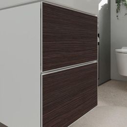 Hansgrohe Xevolos E Waschtischunterschrank 54172730 480x555x475mm, f&uuml;r Handwaschbecken, 2 Schubladen, mattwei&szlig;, Eiche dunkel