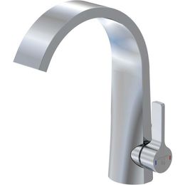 Steinberg Serie 280 Waschtischarmatur 2801000 Ausladung 155mm, chrom, mit Ablaufgarnitur 1 1/4"