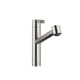 Dornbracht Eno Spültisch-Einhebelmischer 33875760-06 herausziehbar, mit Brausefunktion, Ausladung 225 mm, platin matt