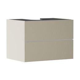 Hansgrohe Xevolos E Waschtischunterschrank 54188390 780x555x550mm, 2 Schubladen, sandbeige matt, bronze Struktur